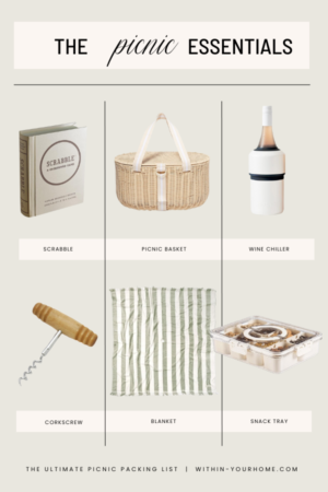 The Ultimate Picnic Packing Checklist | 15 Picnic Essentials - Within ...