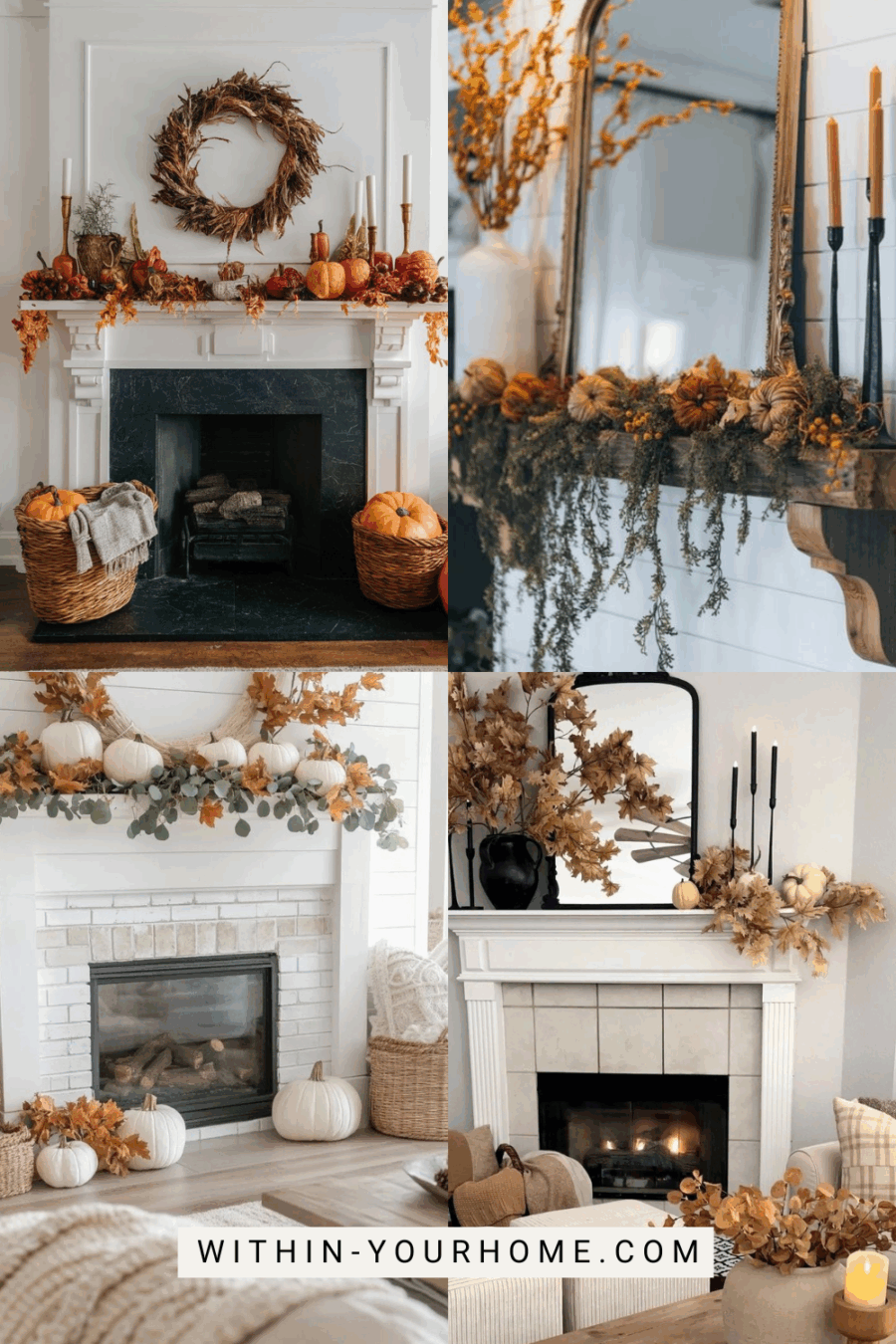 15 Fall Mantle Decor Ideas That Will Instantly Cozy Up Your Home ...
