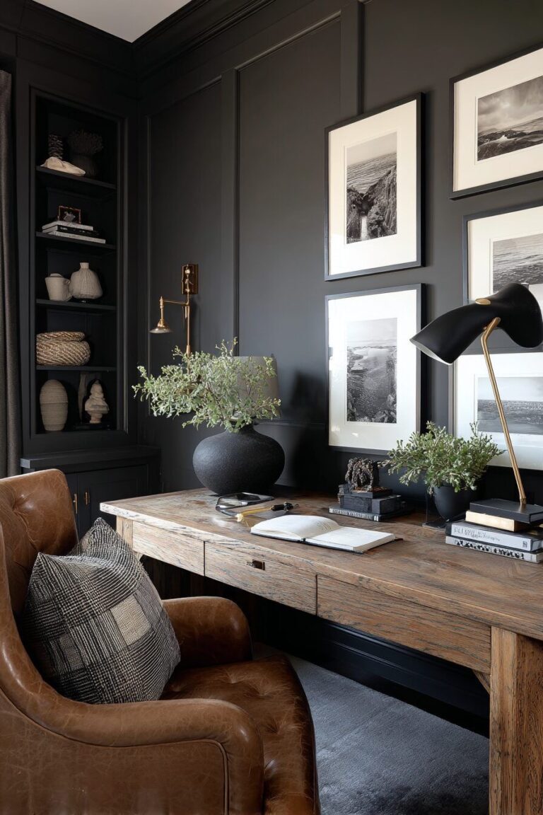 20 Moody Home Office Decor Ideas You’ll Love